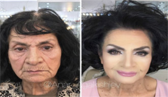 Azerbaijani Makeup Artist Makes Aged Clients Look Decades Younger With ...